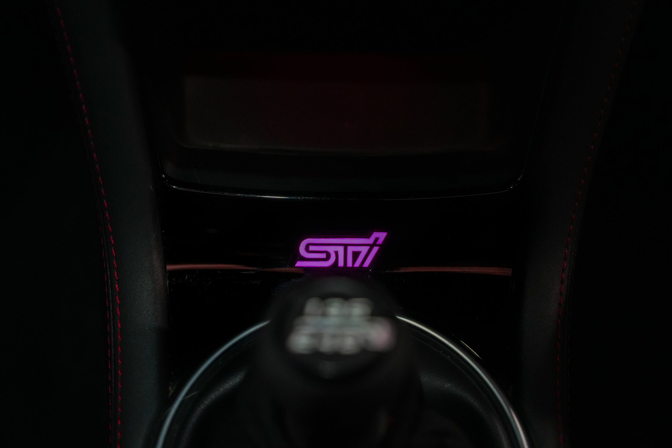 Lit Logos STI Shifter Trim Badge | 2008-2021 STI