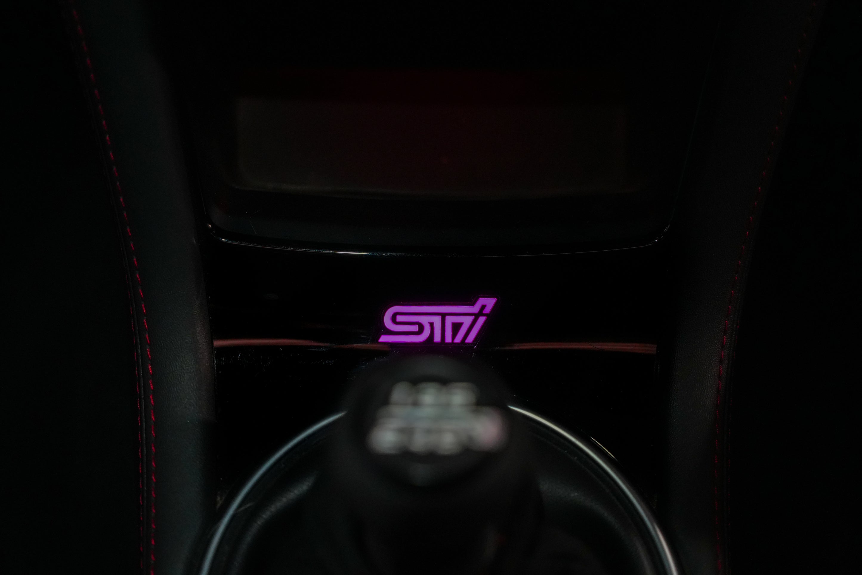 Lit Logos STI Shifter Trim Badge | 2008-2021 STI