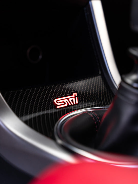 Lit Logos STI Shifter Trim Badge | 2008-2021 STI